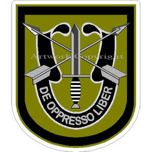 U.S. Army 1st. Special Forces - Sticker at Sticker Shoppe