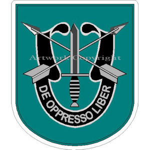 U.S. Army 19th. Special Forces - Sticker at Sticker Shoppe