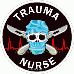 Trauma Nurse - Sticker at Sticker Shoppe