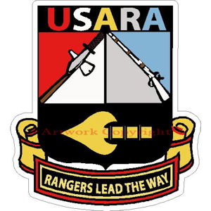 United States Army Rangers Assoc. USARA - Sticker at Sticker Shoppe