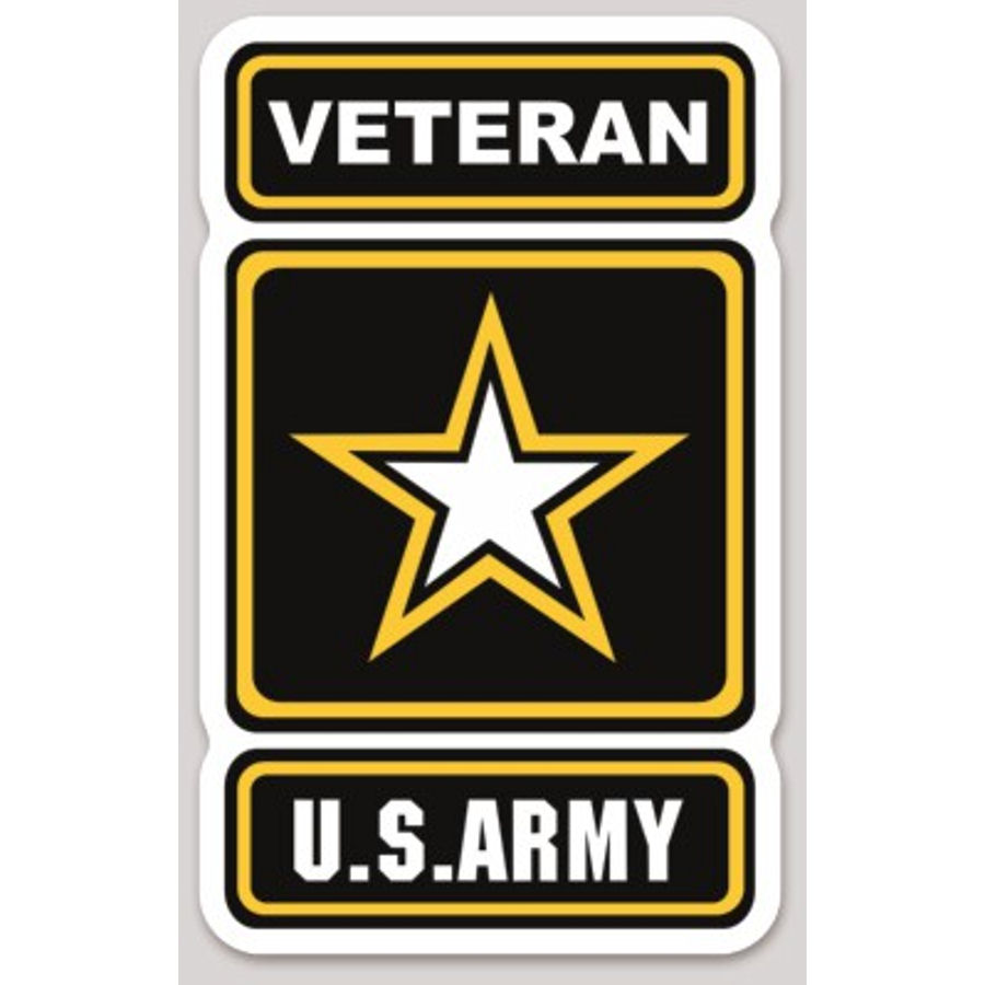 U.S. Army Veteran - Sticker at Sticker Shoppe