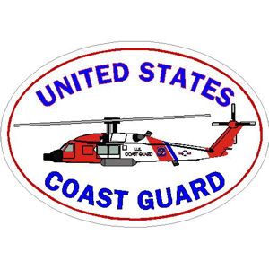 US Coast Guard Helicopter - Sticker at Sticker Shoppe
