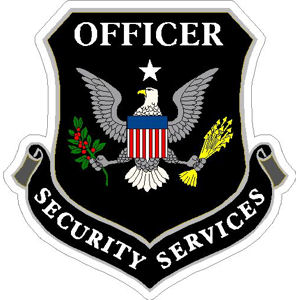 Security Services Officer - Sticker at Sticker Shoppe