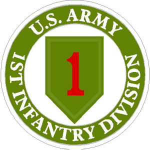 US Army 1st Infantry Division - Sticker at Sticker Shoppe