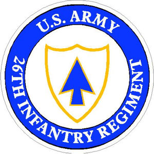 US Army 26th Infantry Regiment - Sticker at Sticker Shoppe