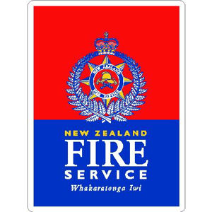 New Zealand Fire Service - Sticker at Sticker Shoppe