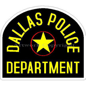 Dallas Police Dept. - Sticker at Sticker Shoppe