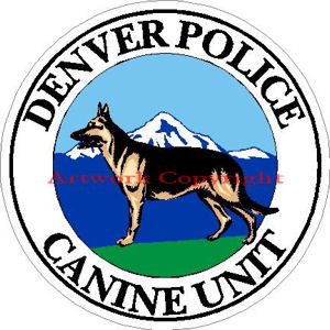 Denver Police Canine Unit - Sticker at Sticker Shoppe