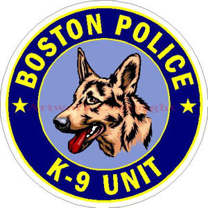Boston Police K-9 Unit - Sticker at Sticker Shoppe