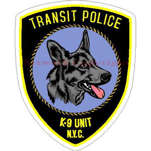 New York City Transit Police K-9 Unit - Sticker at Sticker Shoppe