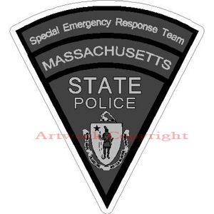 Massachusetts State Police SERT - Sticker at Sticker Shoppe