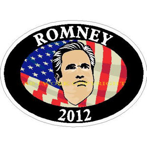 Romney 2012 Political - Sticker at Sticker Shoppe