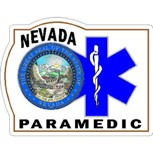 Nevada Paramedic - Sticker at Sticker Shoppe