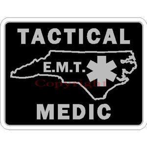 North Carolina Tactical Medic - Sticker at Sticker Shoppe