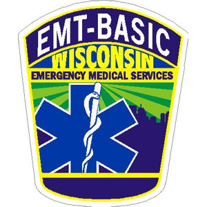 Wisconsin EMT - Basic Vinyl Sticker at Sticker Shoppe