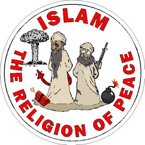 Islam The Religion Of Peace - Vinyl Sticker at Sticker Shoppe