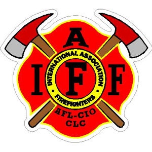 Axes IAFF International Association Firefighters - Vinyl Sticker at ...