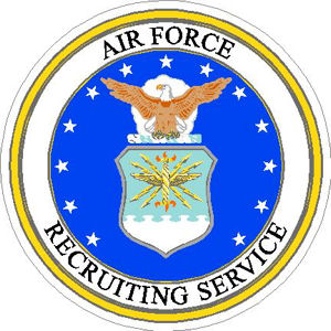 U.S. Air Force Recruiting Service - Sticker at Sticker Shoppe
