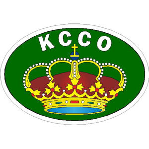 KCCO Keep Calm & Chive On - Oval Sticker at Sticker Shoppe