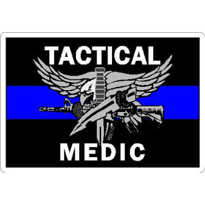 Thin Blue Line Tactical Medic - Sticker at Sticker Shoppe