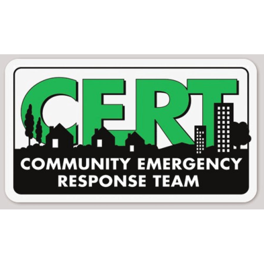 CERT Community Emergency Response Team - Sticker at Sticker Shoppe