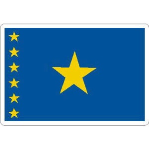 Democratic Republic of the Congo Flag - Vinyl Sticker at Sticker Shoppe