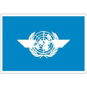 ICAO International Civil Aviation Organization - Sticker at Sticker Shoppe