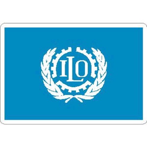 ILO International Labour Organization - Sticker at Sticker Shoppe