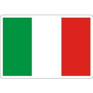 Italy Flag - Rectangle Sticker at Sticker Shoppe