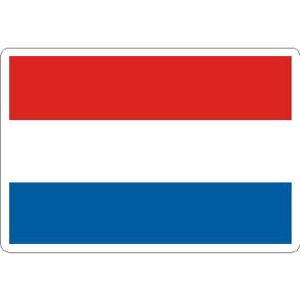 Netherlands Flag - Rectangle Sticker at Sticker Shoppe