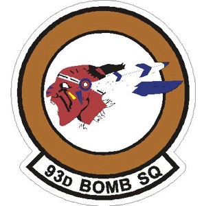 Air Force 93rd Bomb Squadron - Sticker at Sticker Shoppe