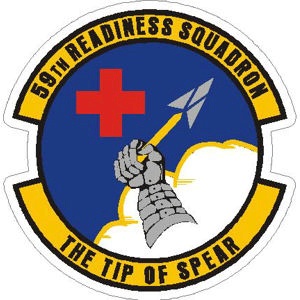 Air Force 59th Readiness Squadron - Sticker at Sticker Shoppe