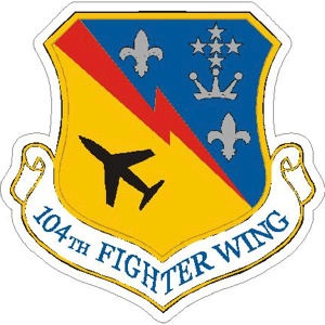 Air Force 104th Fighter Wing - Sticker at Sticker Shoppe