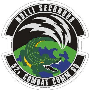 Air Force 52nd Combat Communications Squadron - Sticker at Sticker Shoppe
