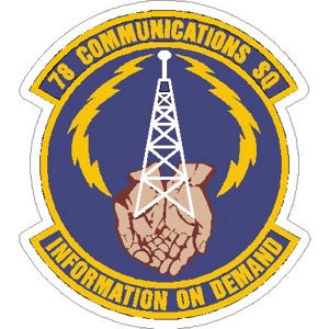 Air Force 78th Communications Squadron - Sticker at Sticker Shoppe