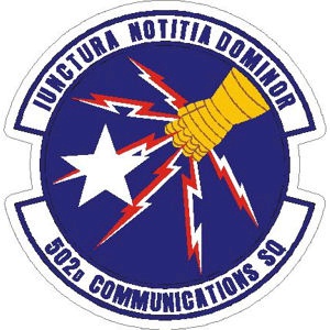 Air Force 502nd Communications Squadron - Sticker at Sticker Shoppe