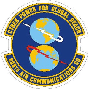 Air Force 608th Air Communications Squadron - Sticker at Sticker Shoppe