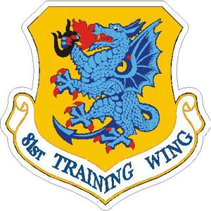 Air Force 81st Training Wing - Sticker at Sticker Shoppe