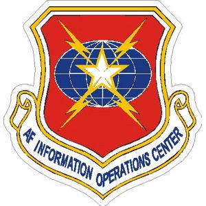 Air Force Information Operations Center - Sticker at Sticker Shoppe