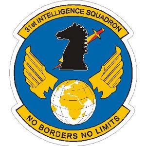 Air Force 31st Intelligence Squadron - Sticker at Sticker Shoppe