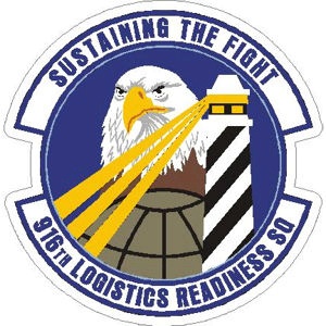 Air Force 916th Logistics Readiness Squadron - Sticker at Sticker Shoppe