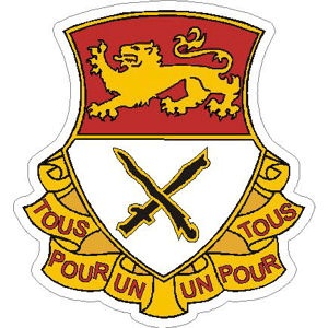 United States Army 15th Cavalry Regiment Logo - Vinyl Sticker at ...