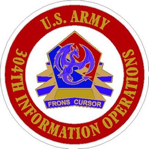 U.S. Army 304th Information Operations Battalion - Vinyl Sticker at ...