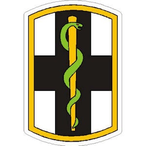 United States Army 1st Medical Brigade - Vinyl Sticker at Sticker Shoppe