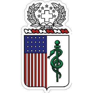United States Army Medical Corps - Vinyl Sticker at Sticker Shoppe