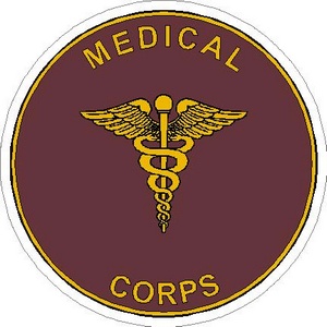 U.S. Army Medical Corps Vinyl Sticker at Sticker Shoppe