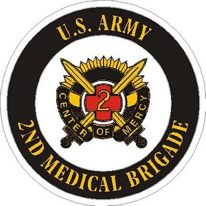 United States Army 2nd Medical Brigade - Vinyl Sticker at Sticker Shoppe