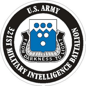 United States Army 321st Military Intelligence Battalion Vinyl Sticker ...