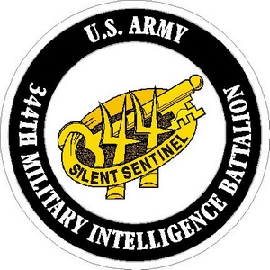 United States Army 344th Military Intelligence Battalion - Vinyl ...
