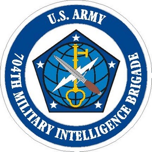 United States Army 704th Military Intelligence Battalion - Vinyl ...